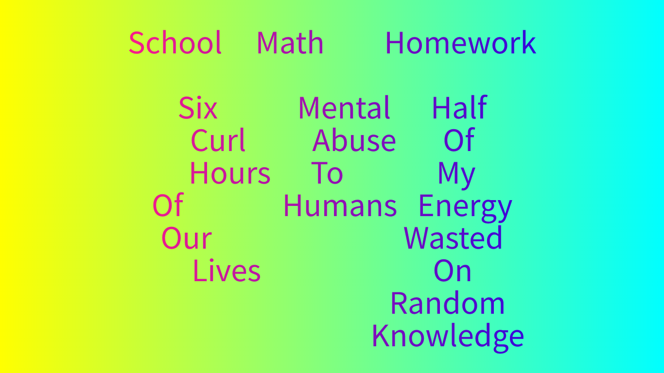 Math Mental Abuse To Humans Wallpaper
