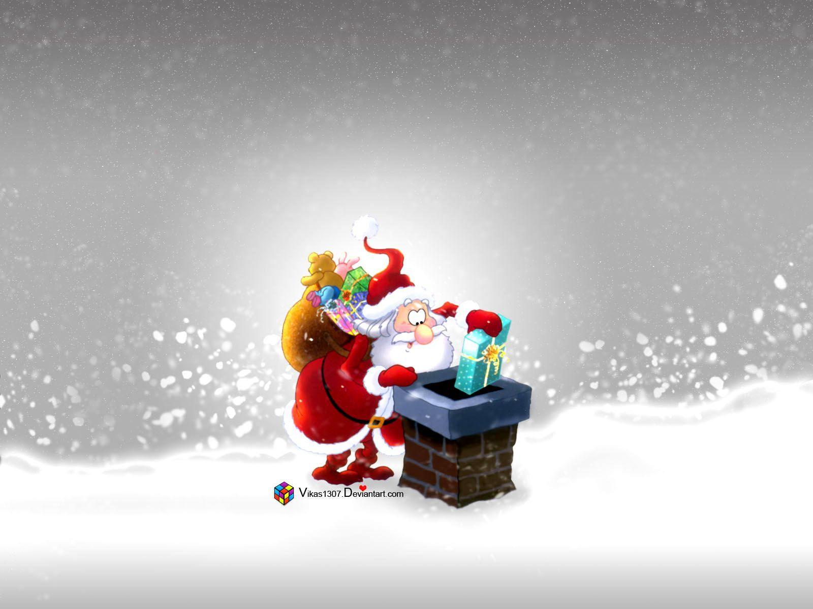 Santa Wallpapers Free - Wallpaper Cave