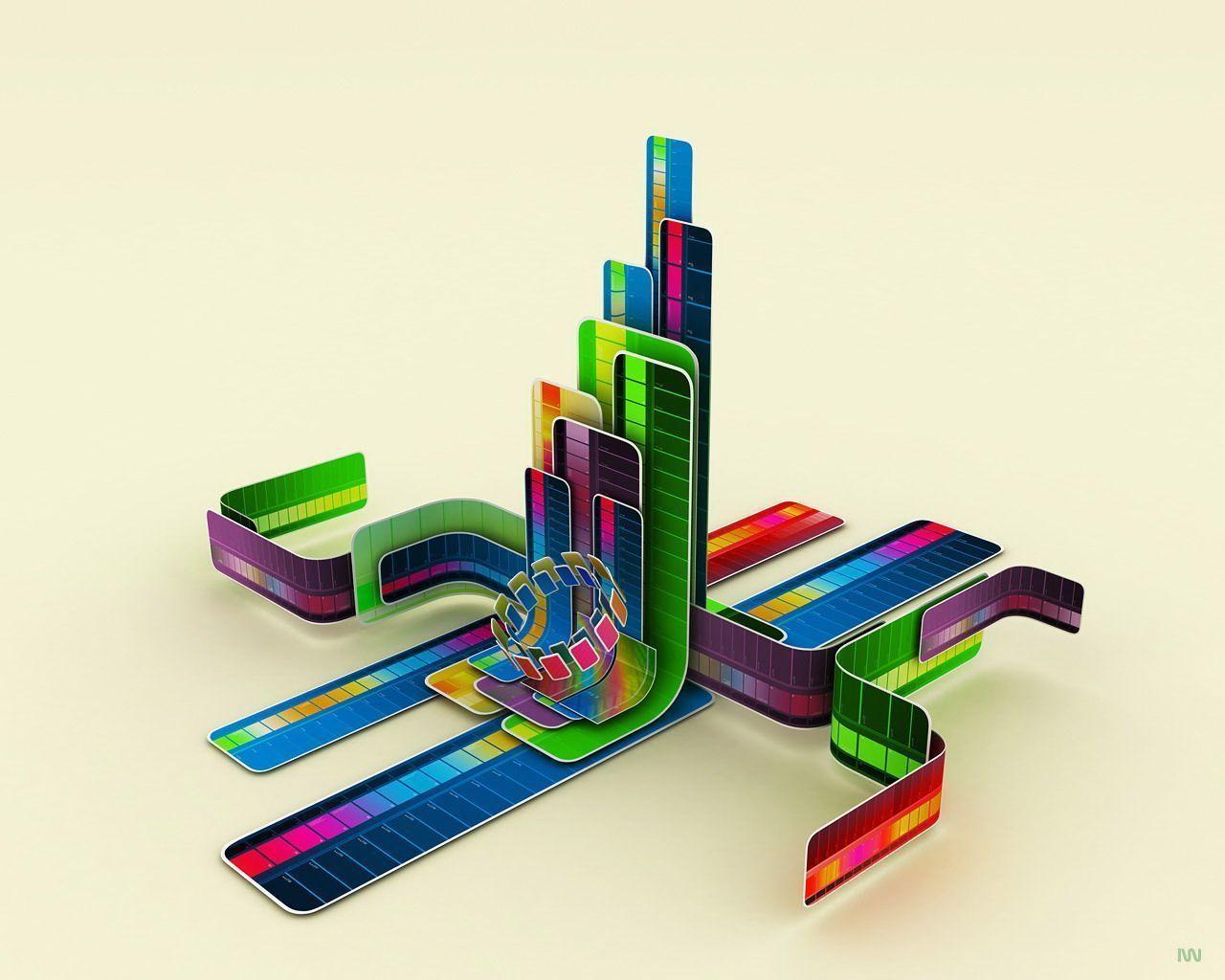 3D Abstract Wallpapers - Wallpaper Cave