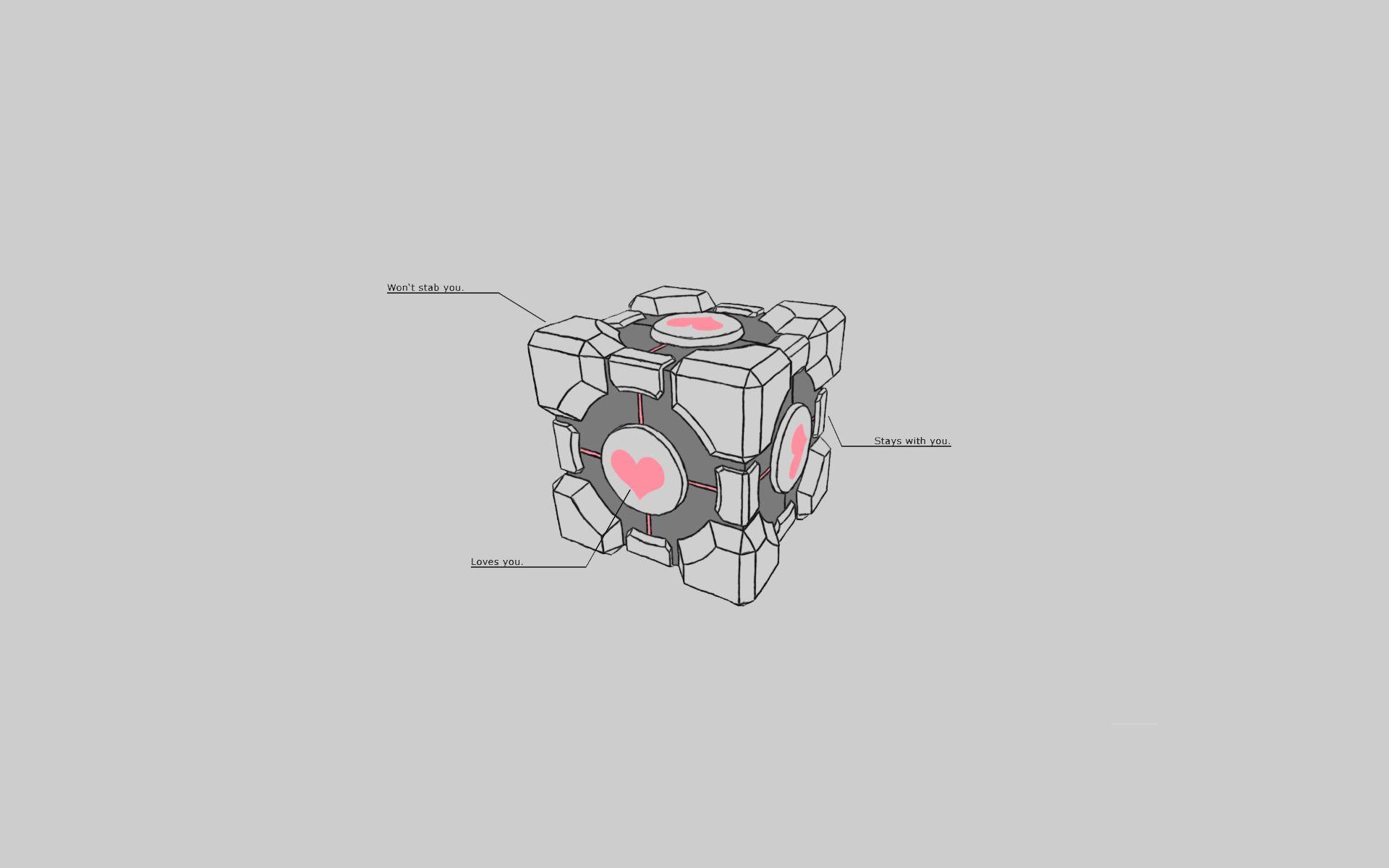 Companion Cube Wallpapers - Wallpaper Cave