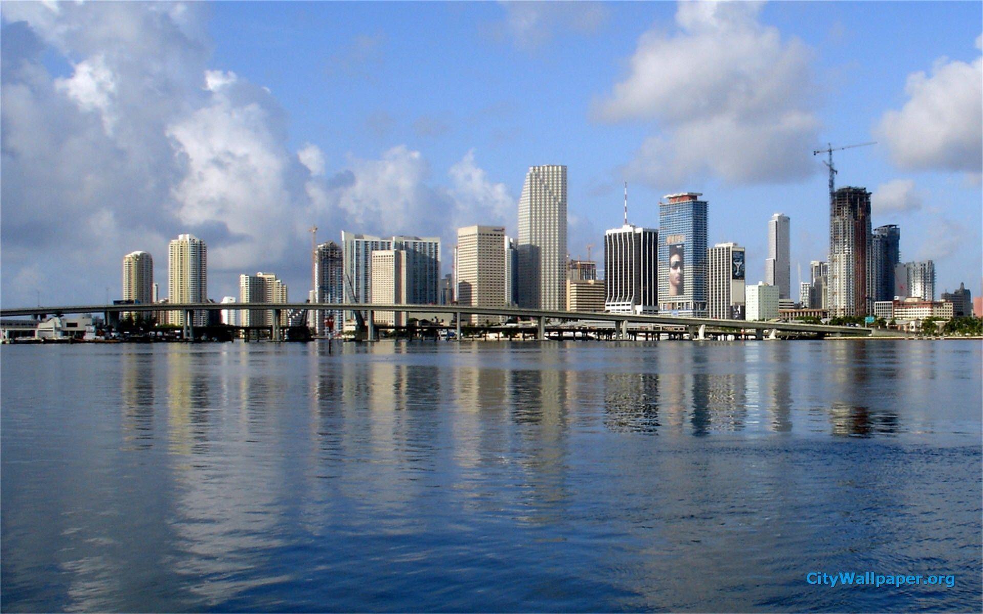 Miami Skyline Wallpapers - Wallpaper Cave