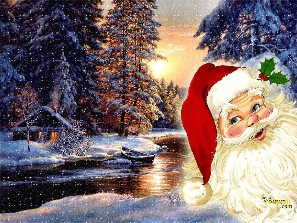 Santa Wallpapers Free - Wallpaper Cave