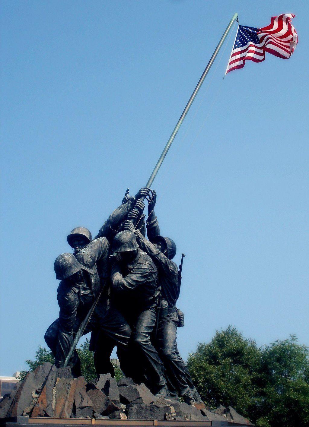 Iwo Jima Flag Raising Wallpapers - Wallpaper Cave