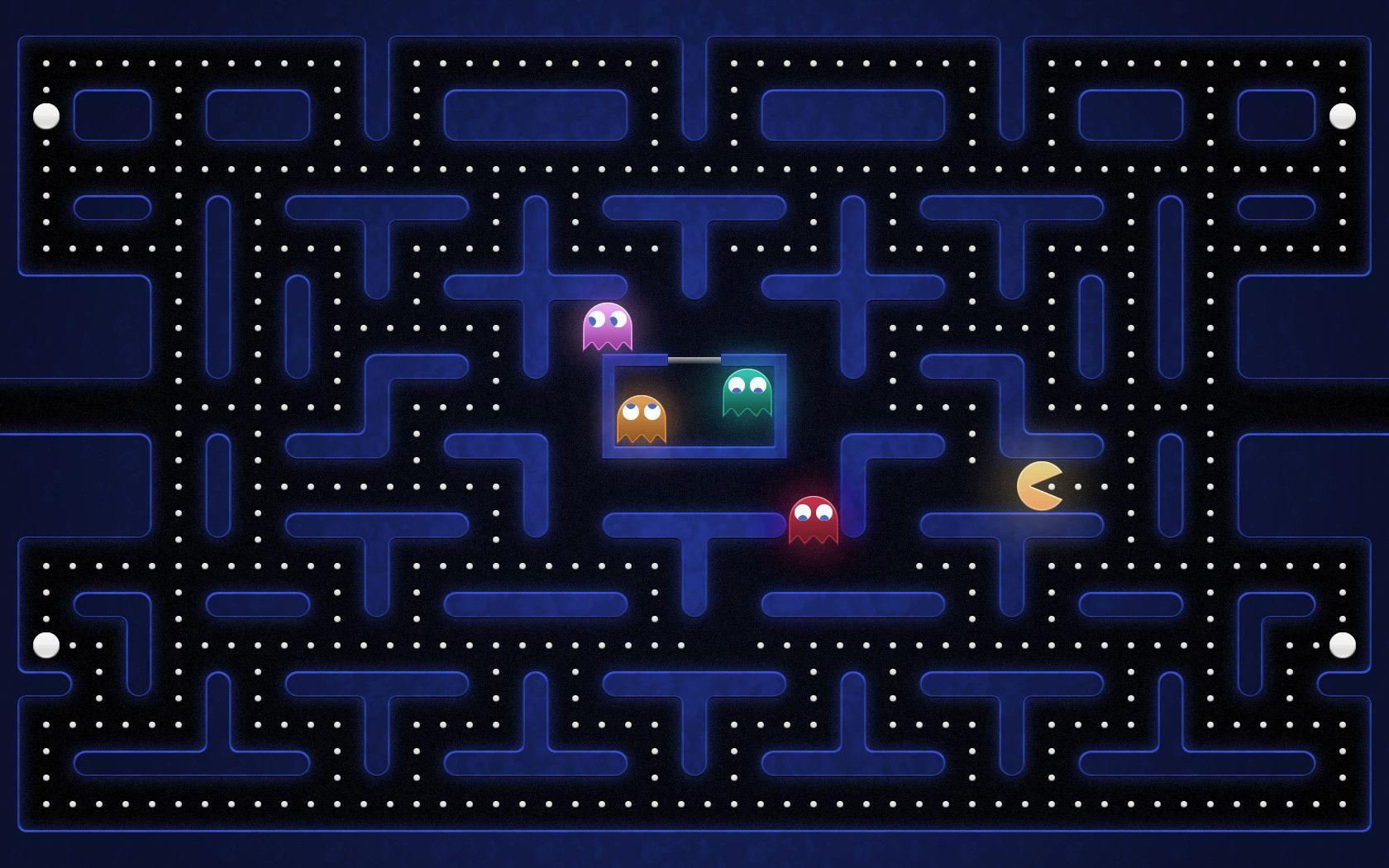 Pac-Man Wallpapers - Wallpaper Cave