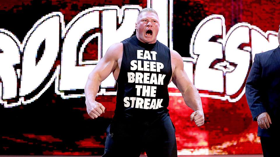 Brock Lesnar Eat Sleep Break The Streak Wallpaper