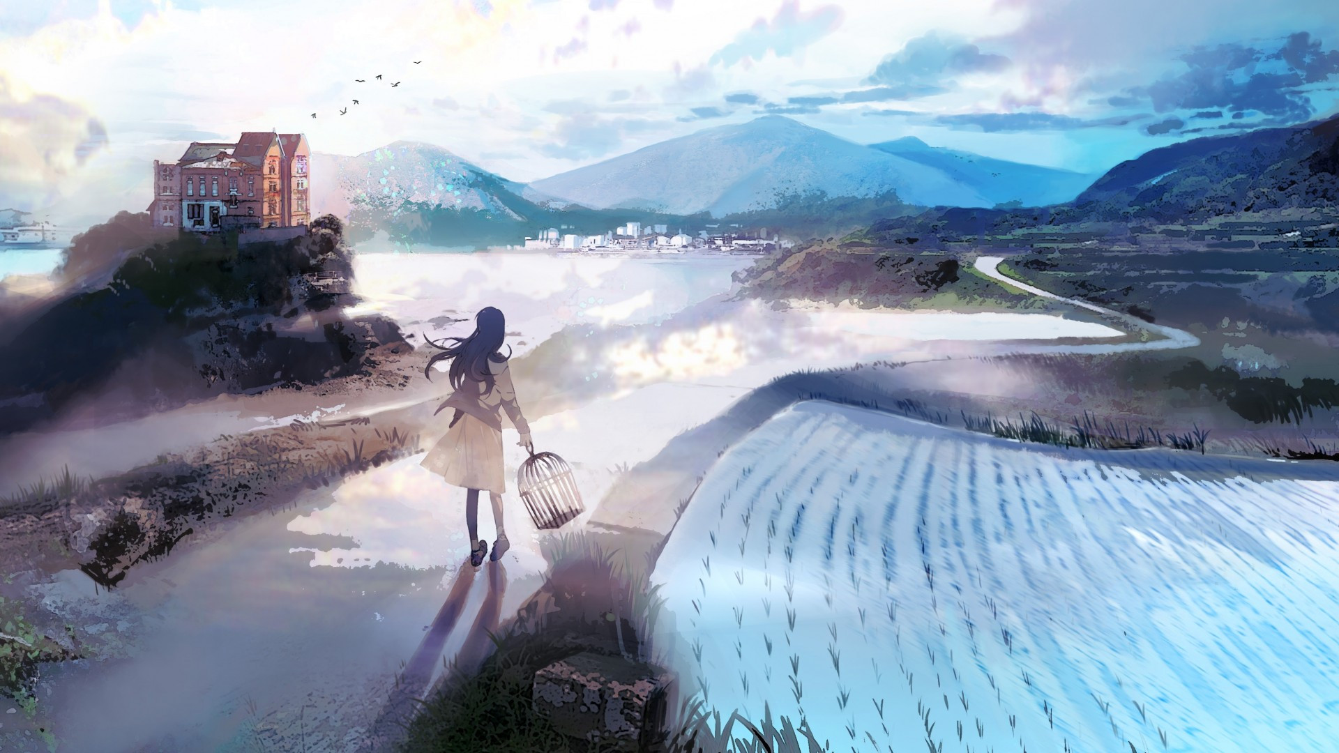 Anime Countryside Wallpapers - Wallpaper Cave