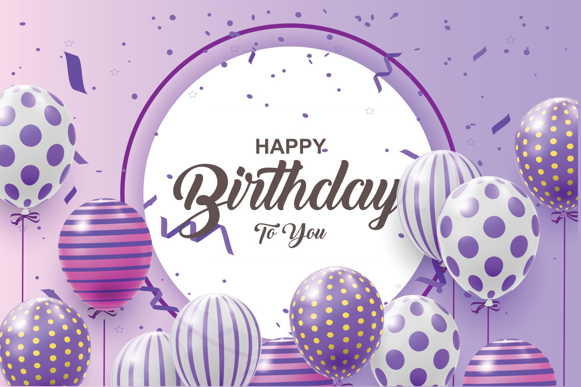 Birthday Template Wallpapers - Wallpaper Cave