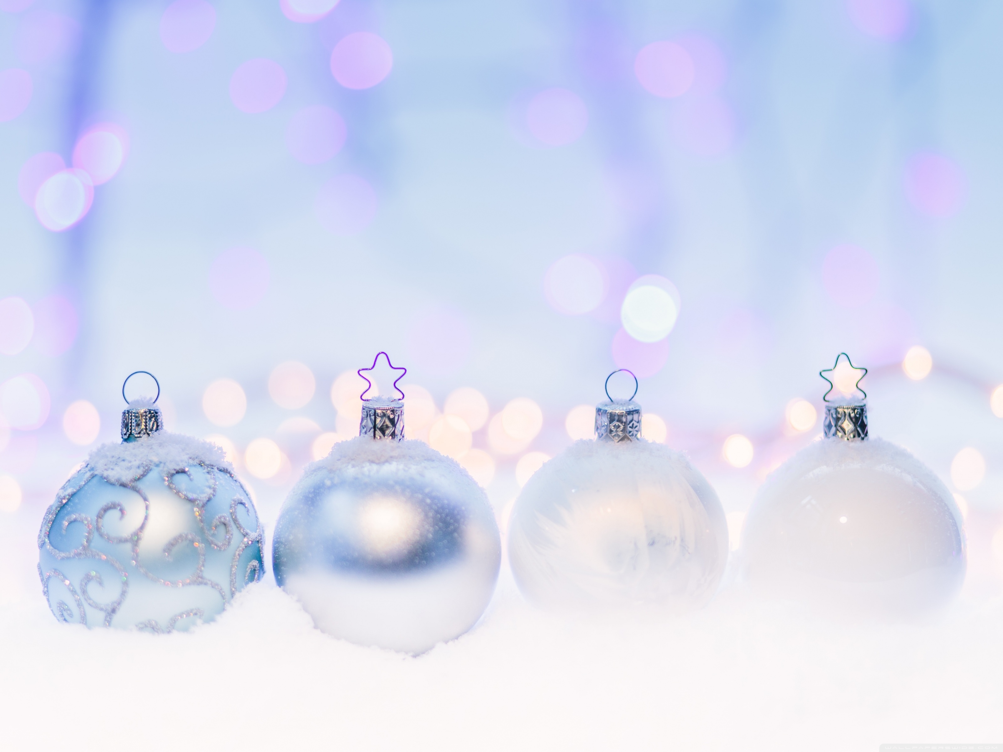 Silver Christmas Decorations Wallpapers - Wallpaper Cave