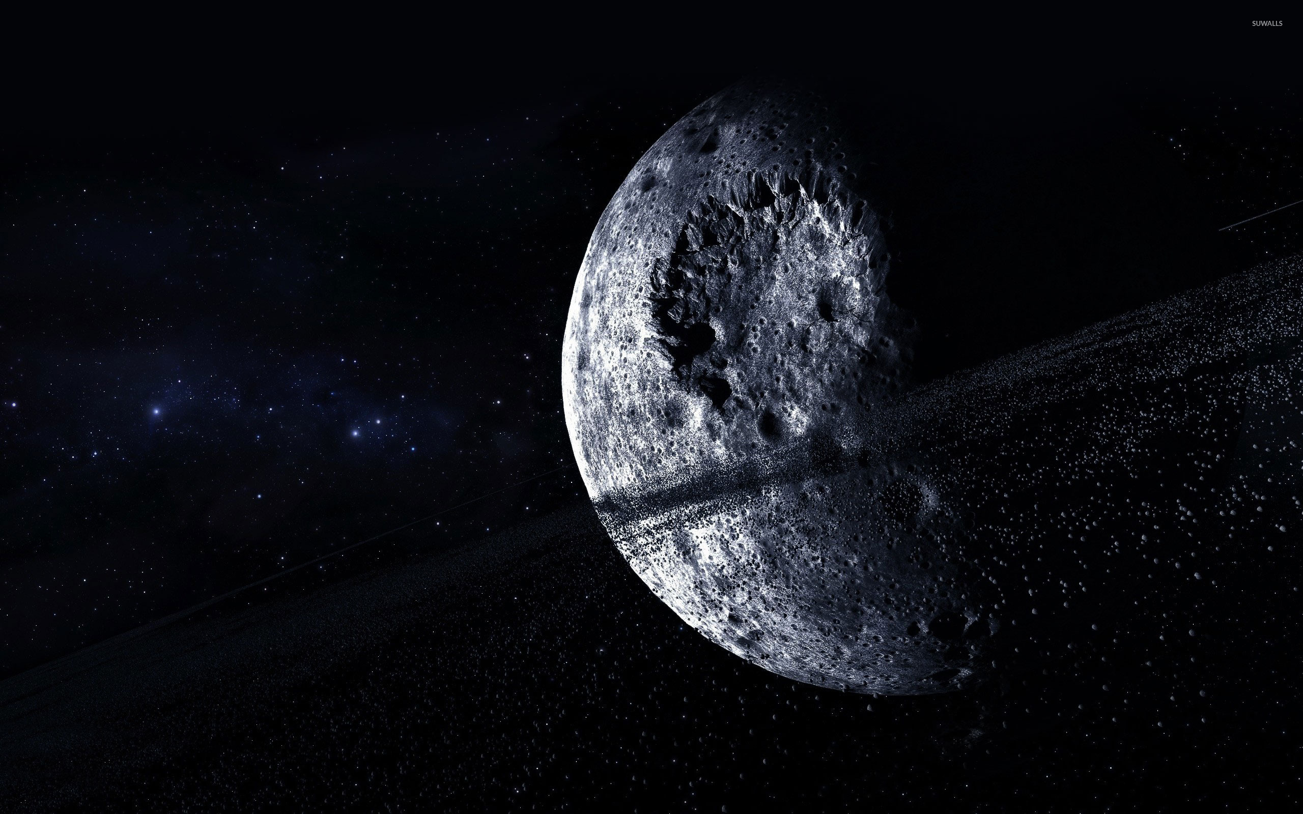 Space Moon Wallpapers - Wallpaper Cave