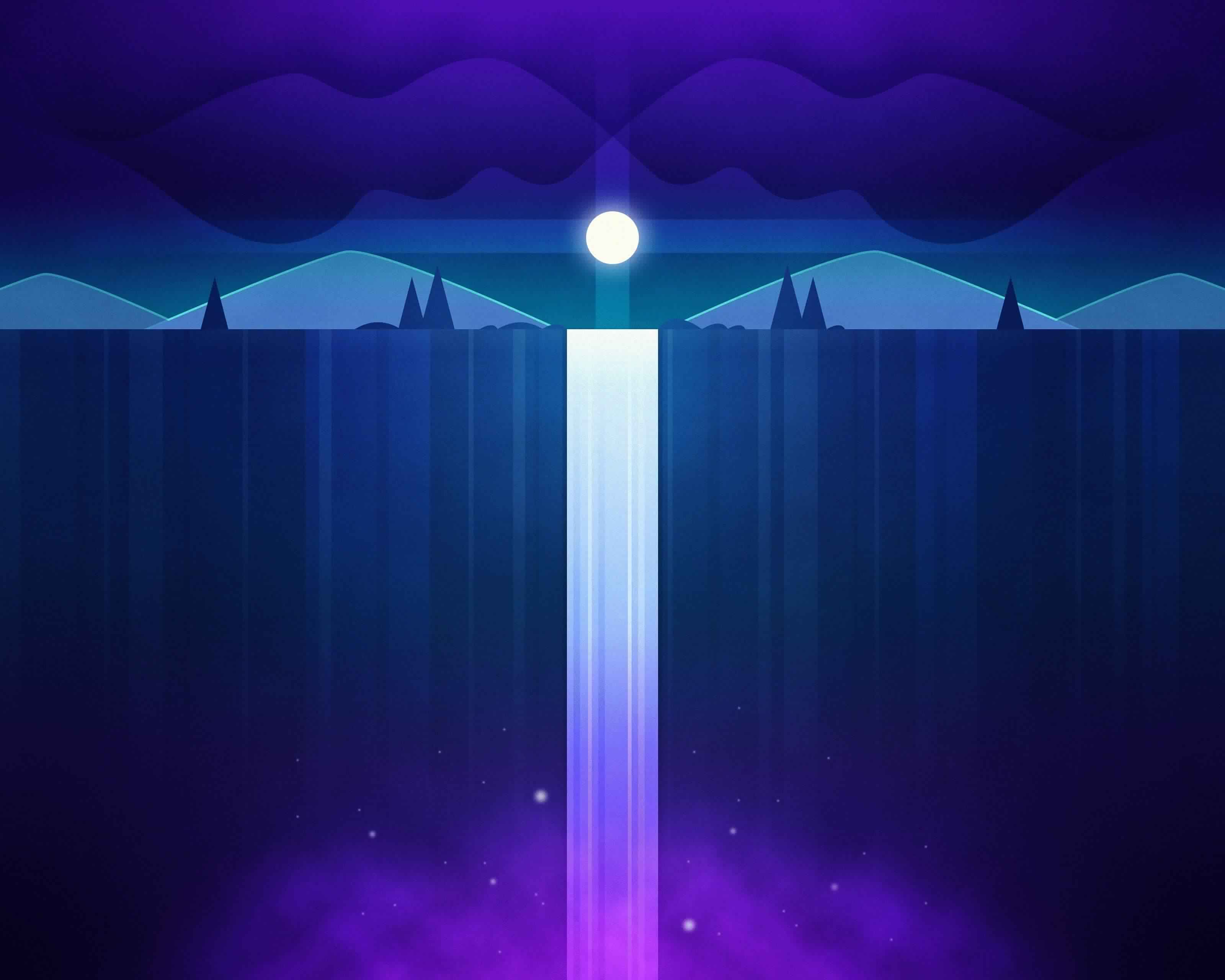 Blue Waterfall Wallpapers - Wallpaper Cave