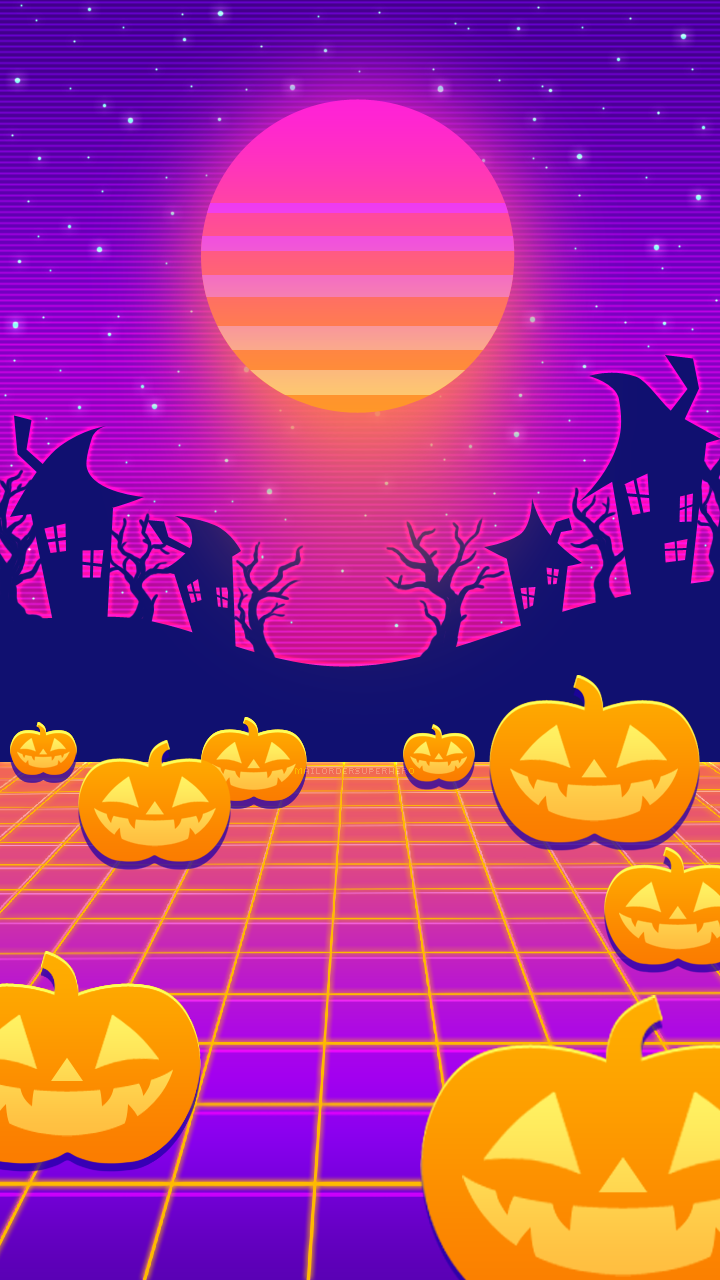 Halloween Vaporwave Wallpapers - Wallpaper Cave