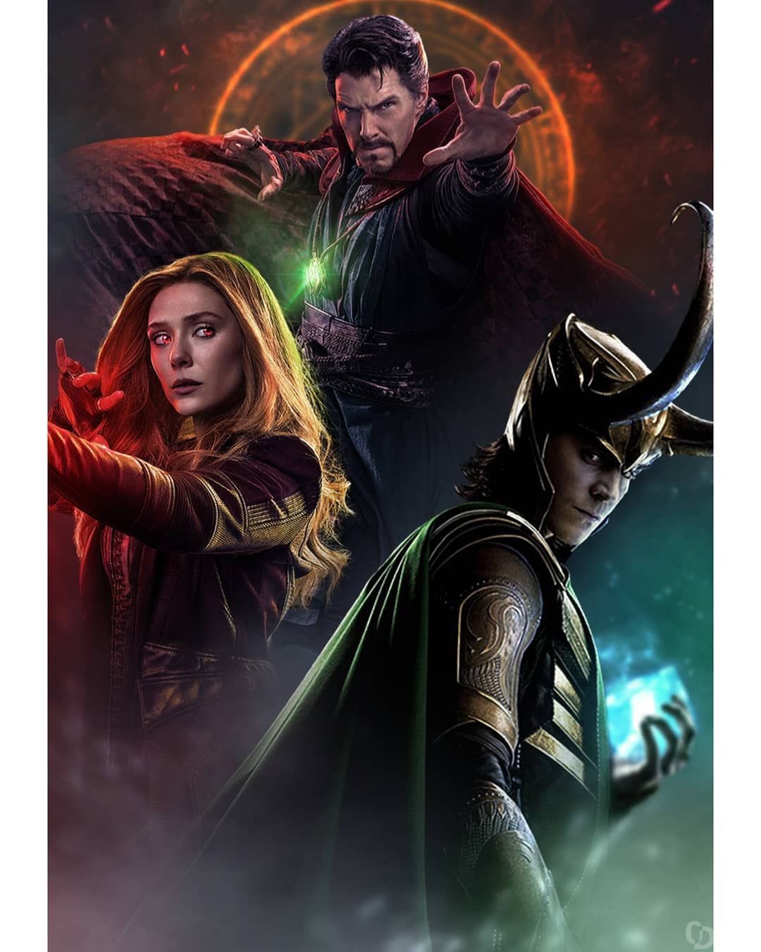 Loki Doctor Strange Scarlet Witch Wallpapers - Wallpaper Cave