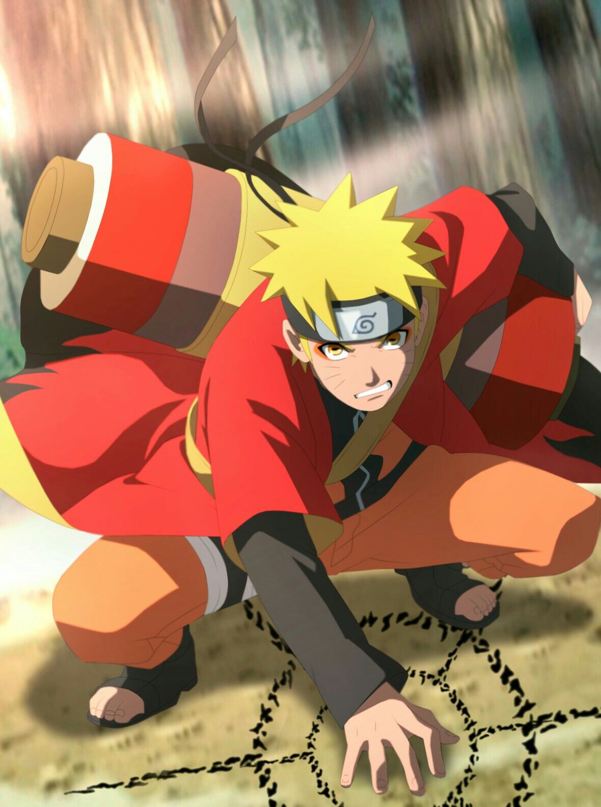 Naruto Modo Sabio Rasenshuriken Papel De Parede