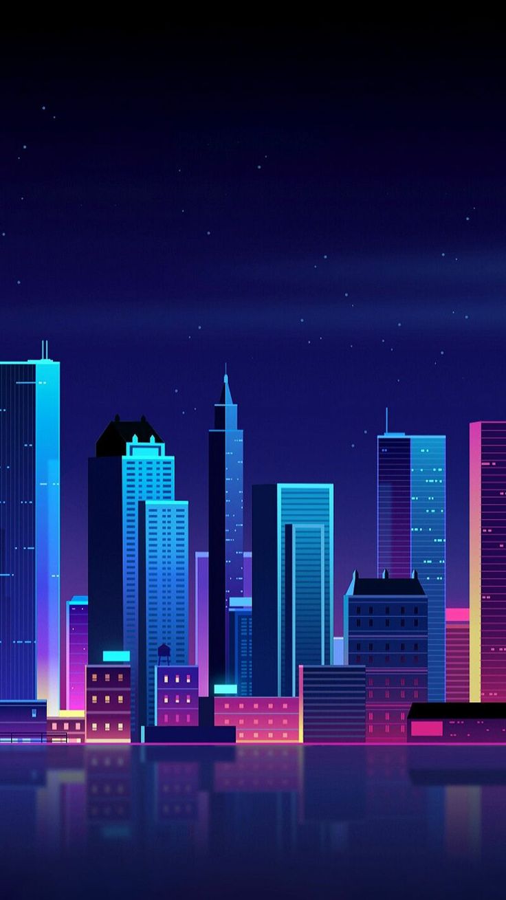 Retro City Neon Wallpapers - Wallpaper Cave