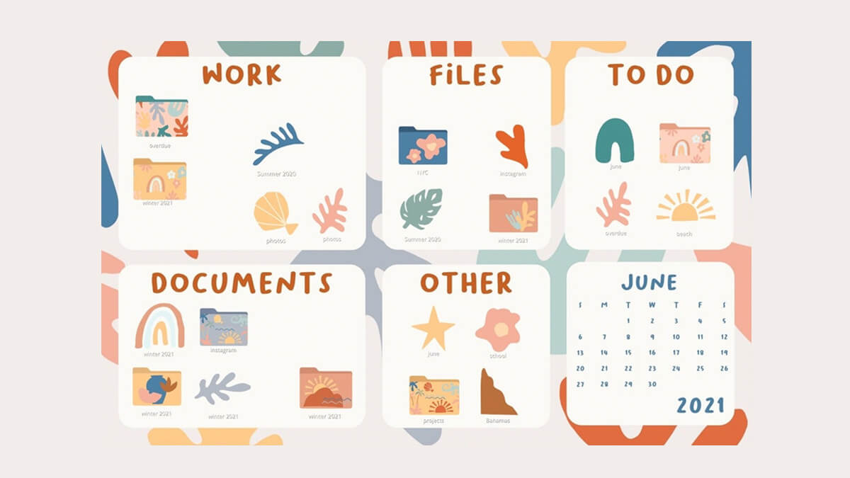 Organised Desktop Wallpapers - Wallpaper Cave