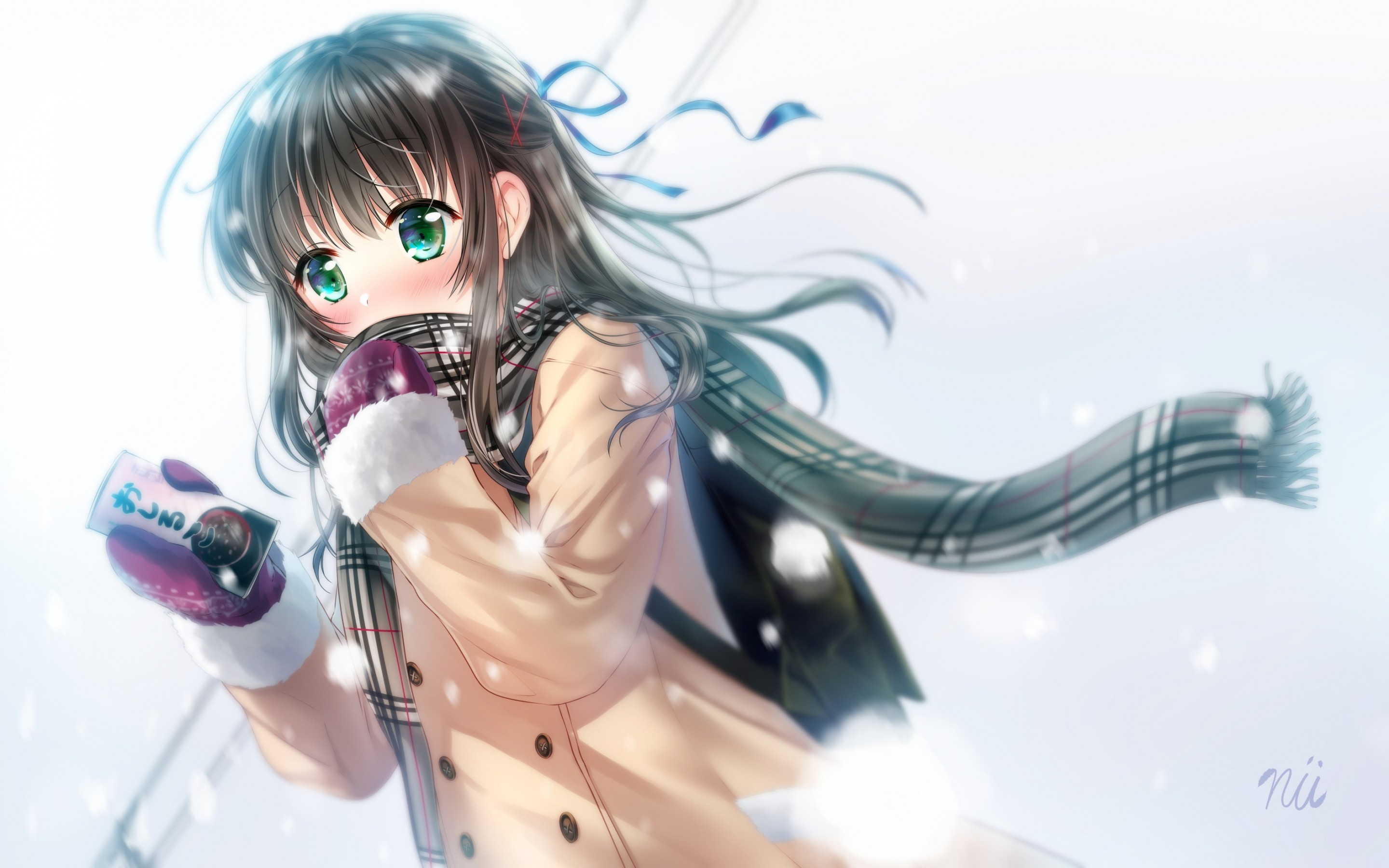 Cute Anime Girl Winter Wallpapers - Wallpaper Cave