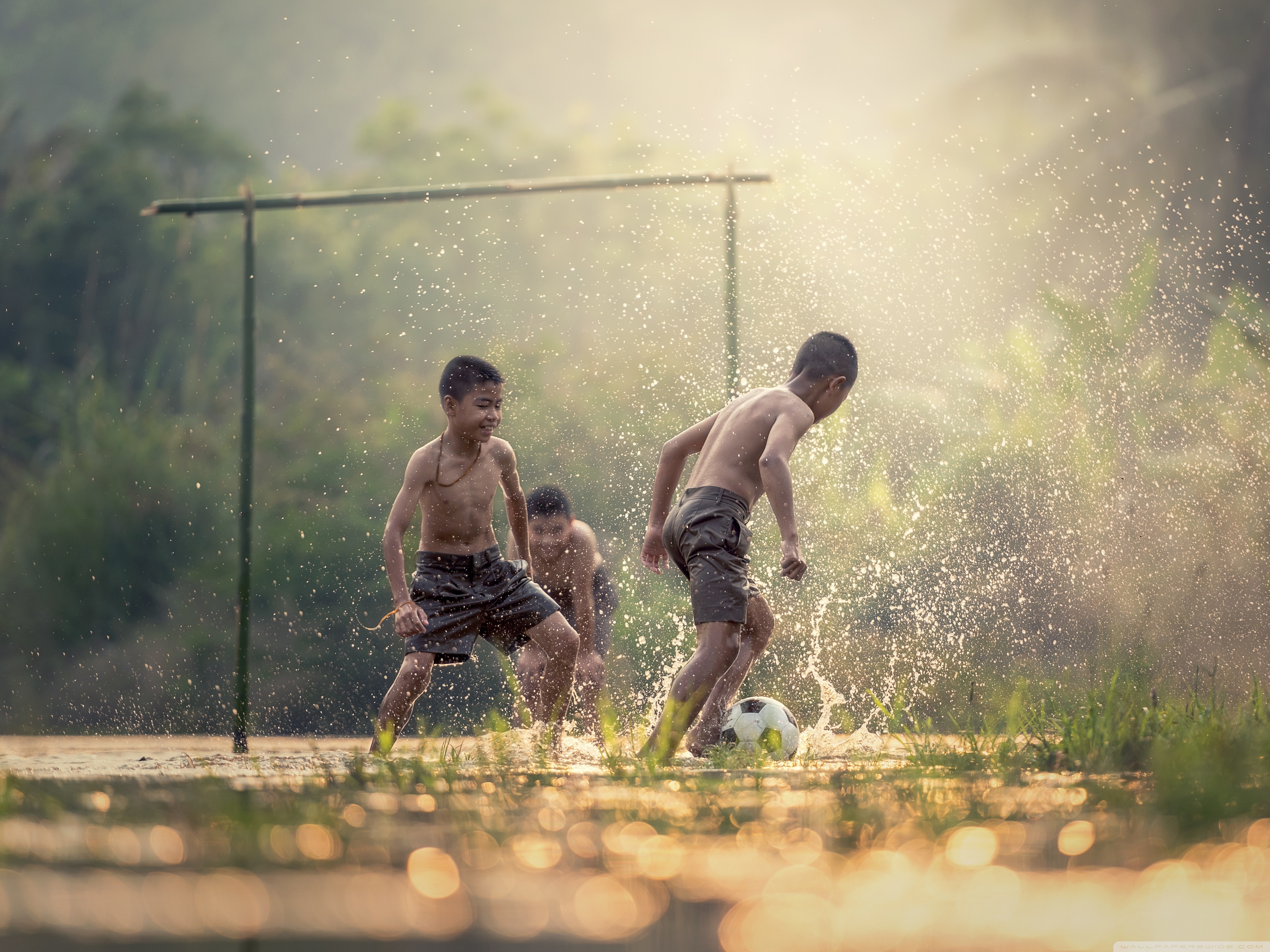 Little Kids Playing Football Wallpapers - Wallpaper Cave