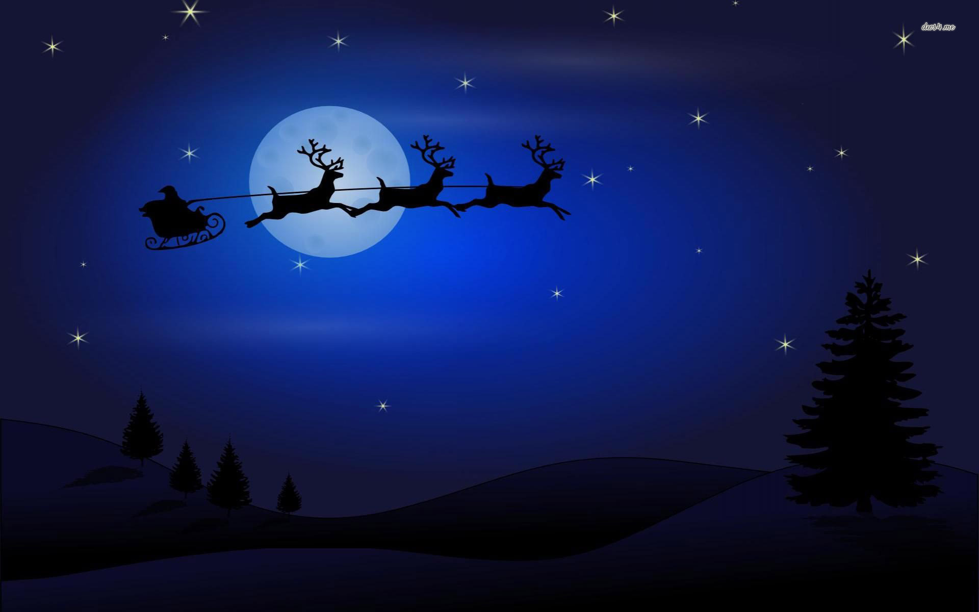 Santa Claus Christmas Night Wallpapers - Wallpaper Cave