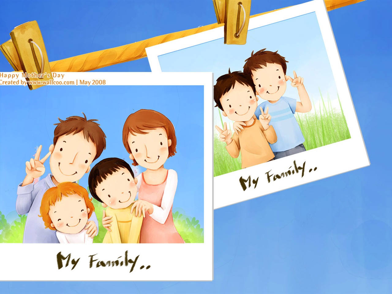 Family Cartoon Wallpapers - Wallpaper Cave