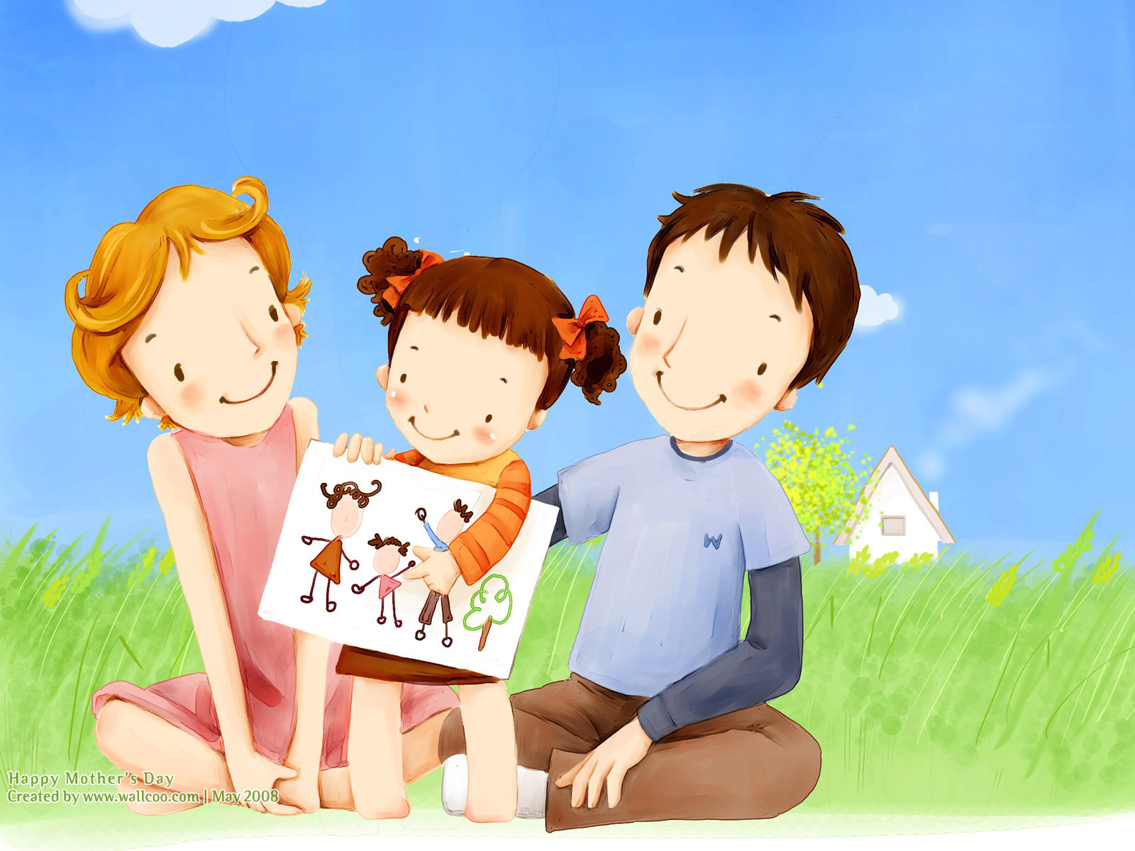Family Cartoon Wallpapers - Wallpaper Cave