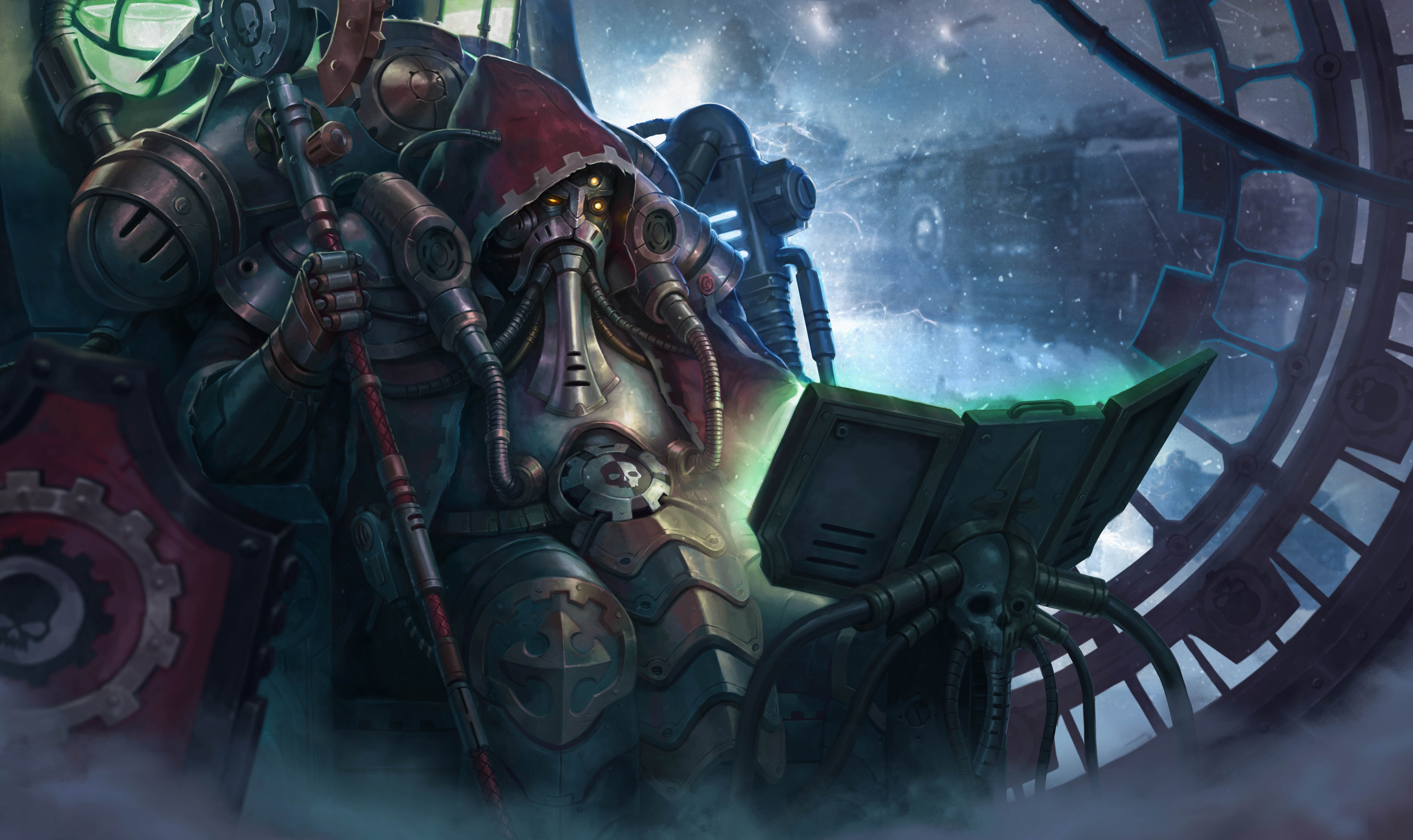 Warhammer 40 000 Mechanicus Wallpapers Wallpaper Cave