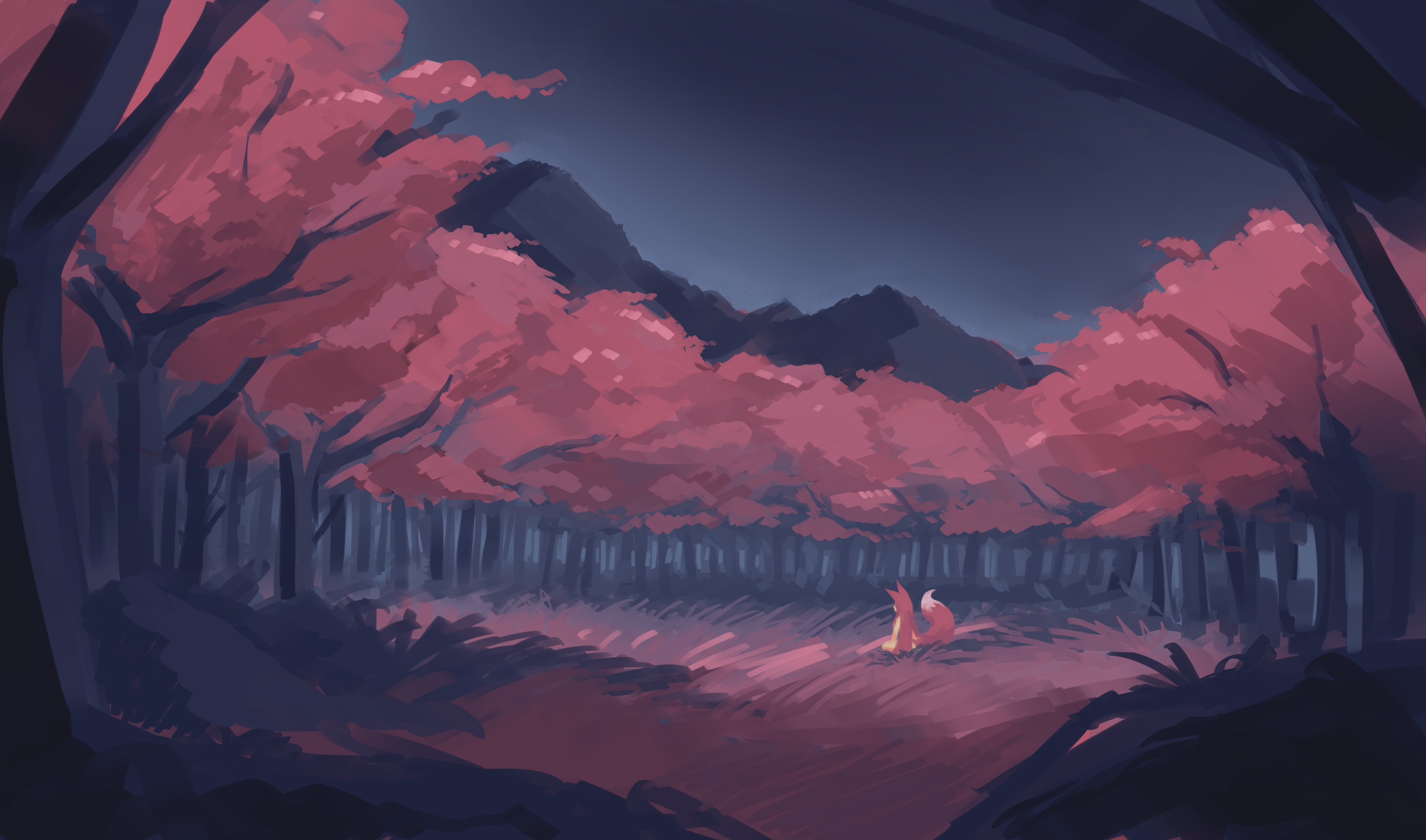 2D Landscape Wallpapers - Wallpaper Cave