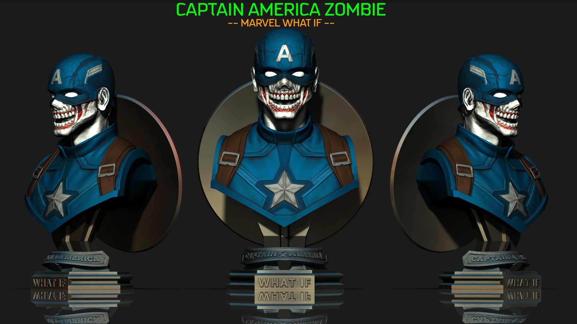 Zombie Captain America Wallpapers - Wallpaper Cave