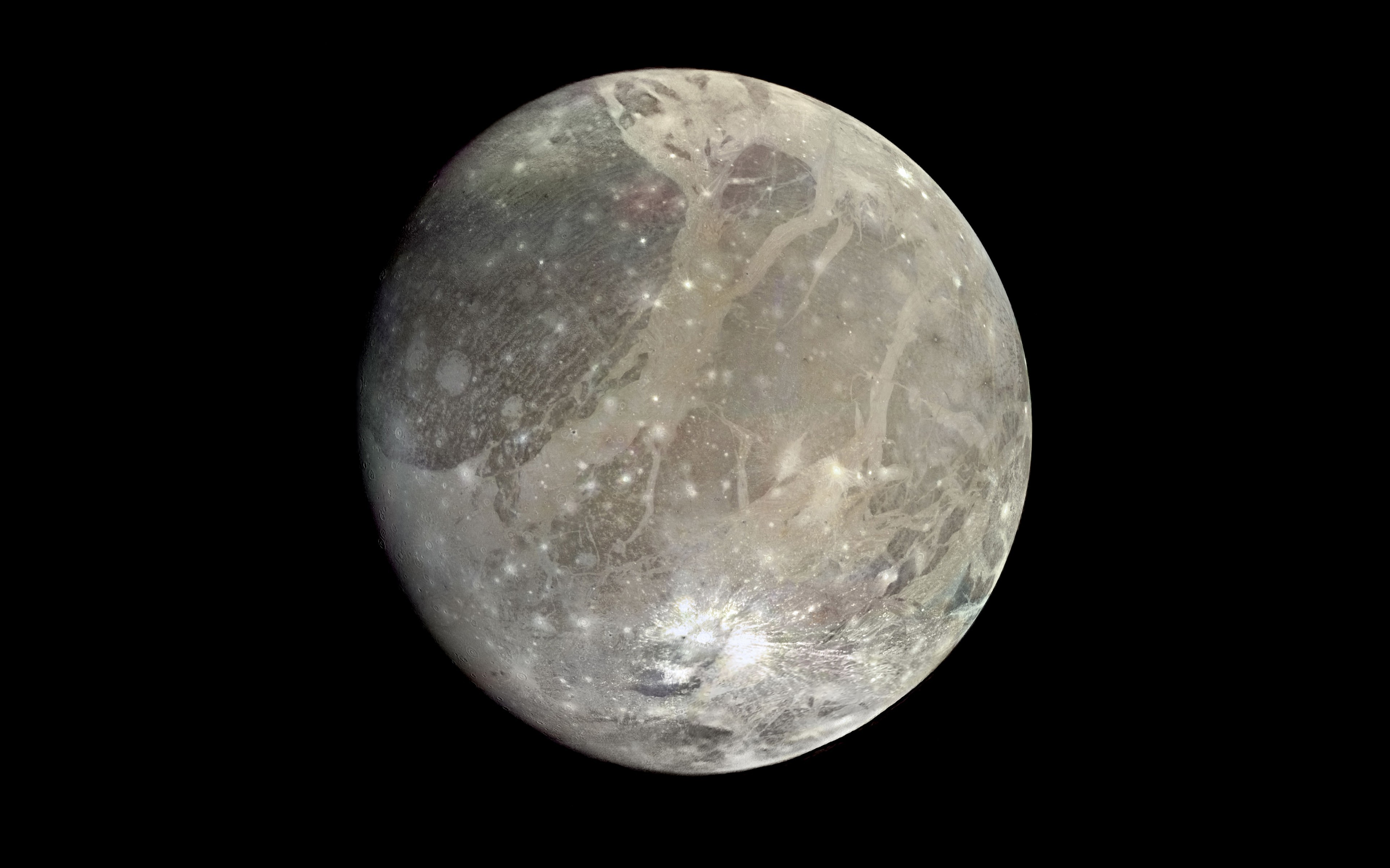 Ganymede Moon Wallpaper