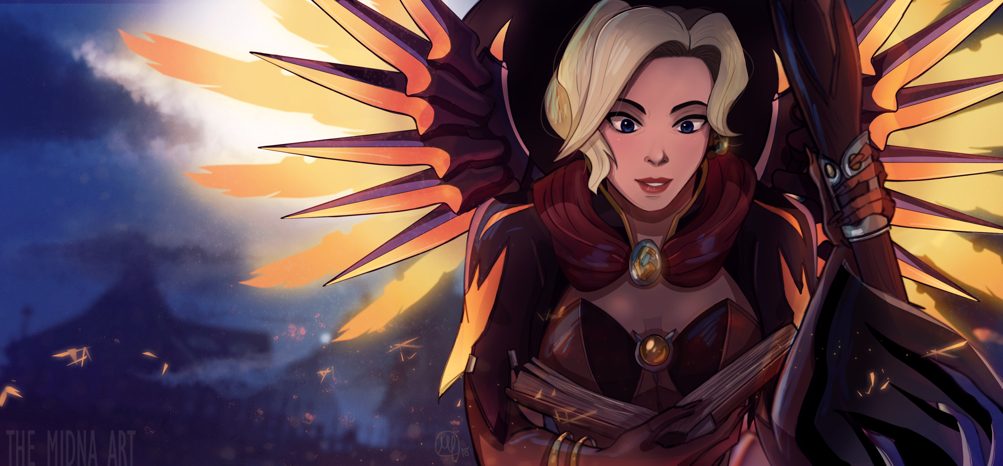 Witch Mercy Desktop Wallpapers - Wallpaper Cave