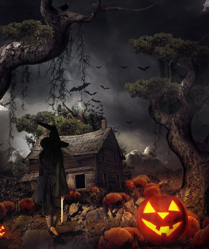 Halloween Farm Wallpapers - Wallpaper Cave