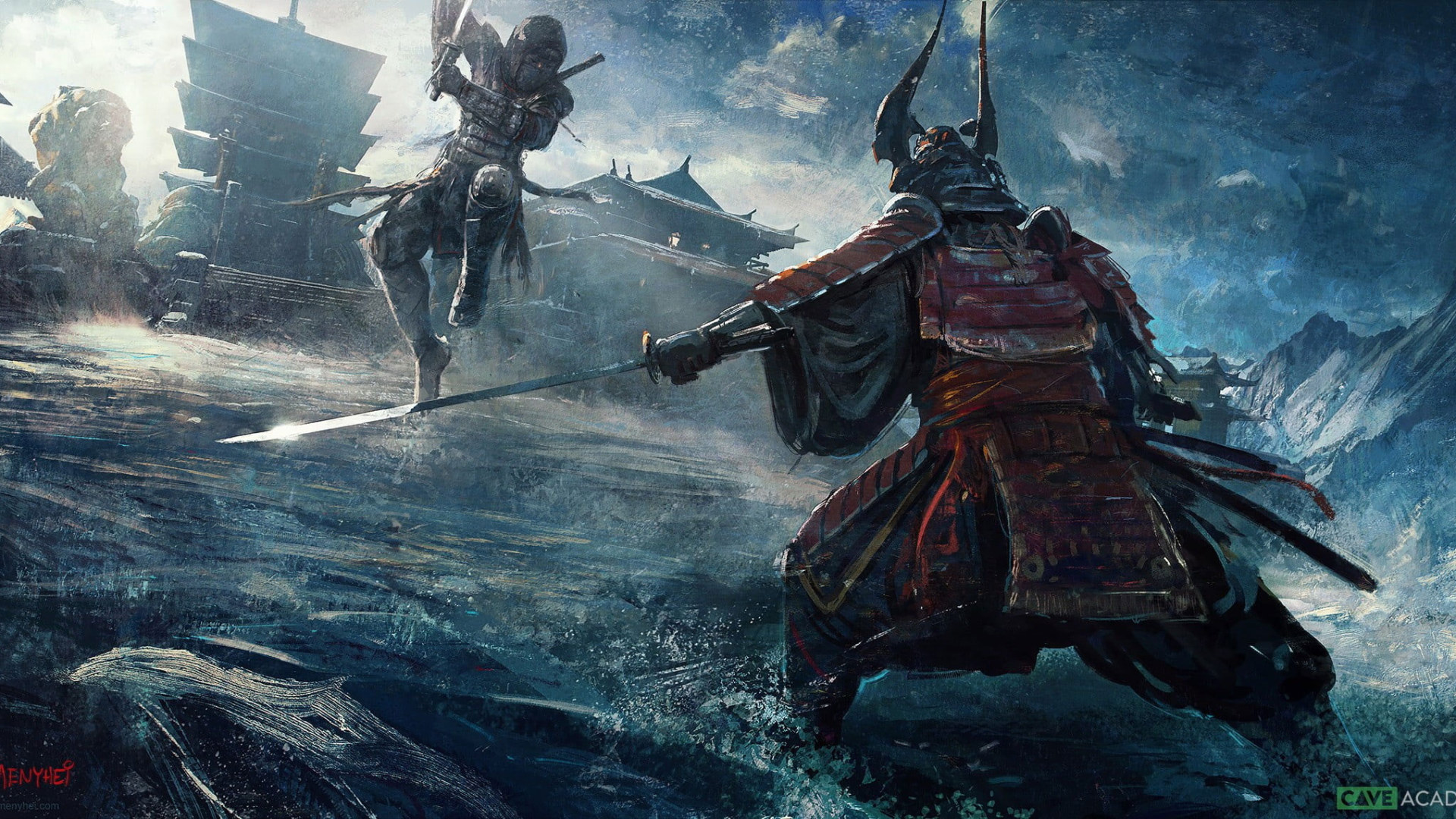 Samurai Art Concept Anime Wallpapers - Wallpaper Cave