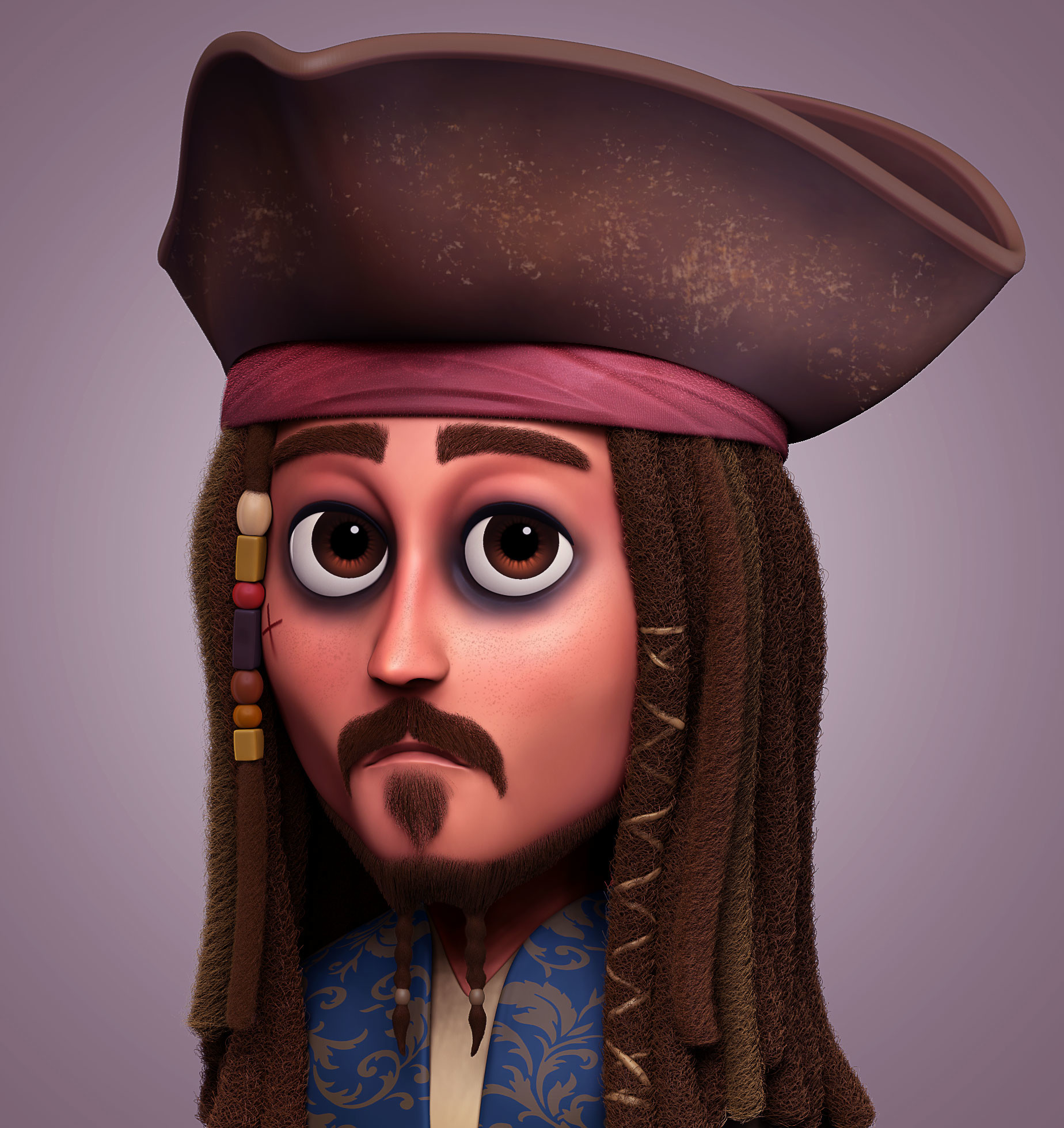 Jack Sparrow Cartoon Wallpapers - Wallpaper Cave