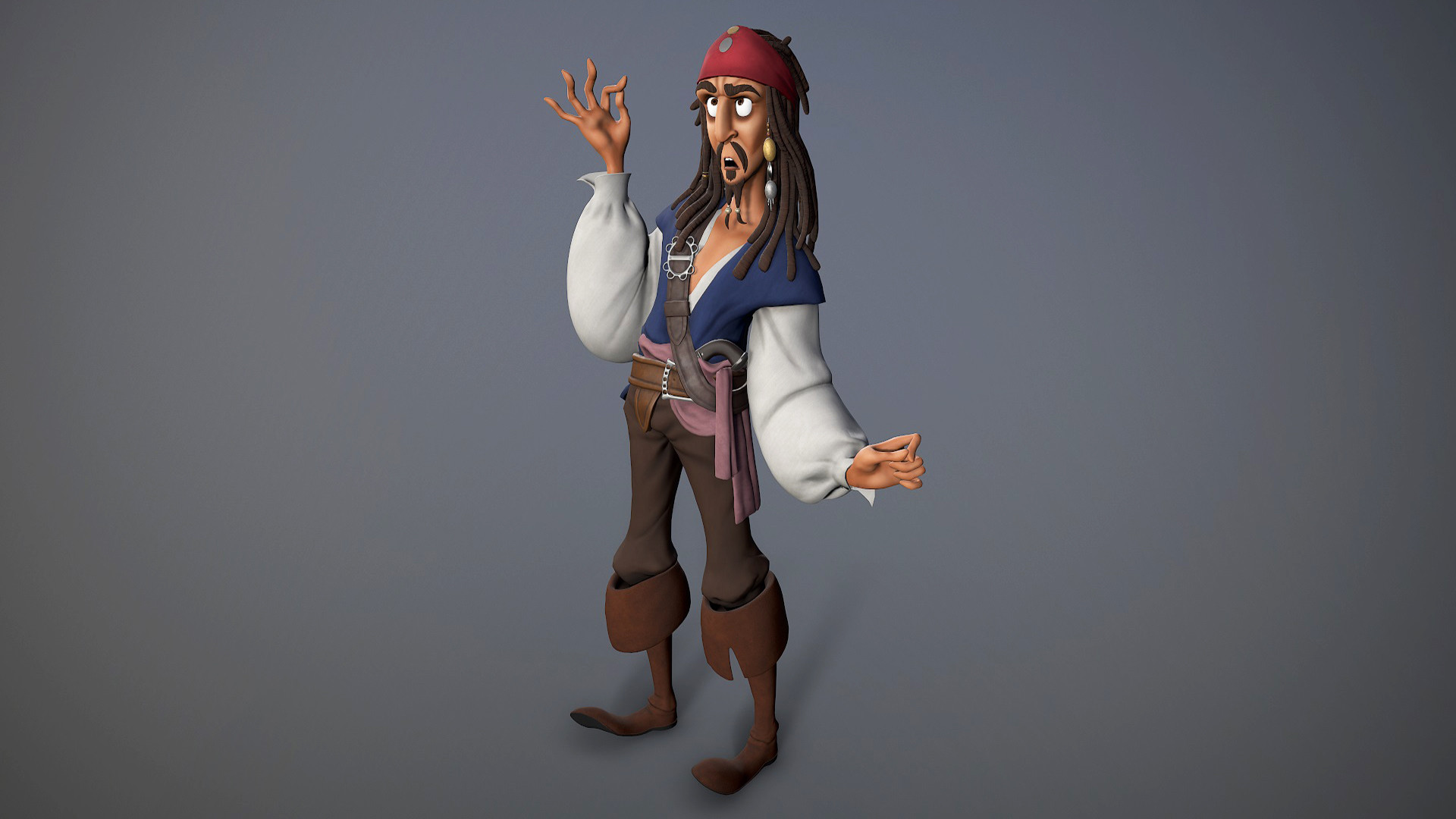 Jack Sparrow Cartoon Wallpapers - Wallpaper Cave