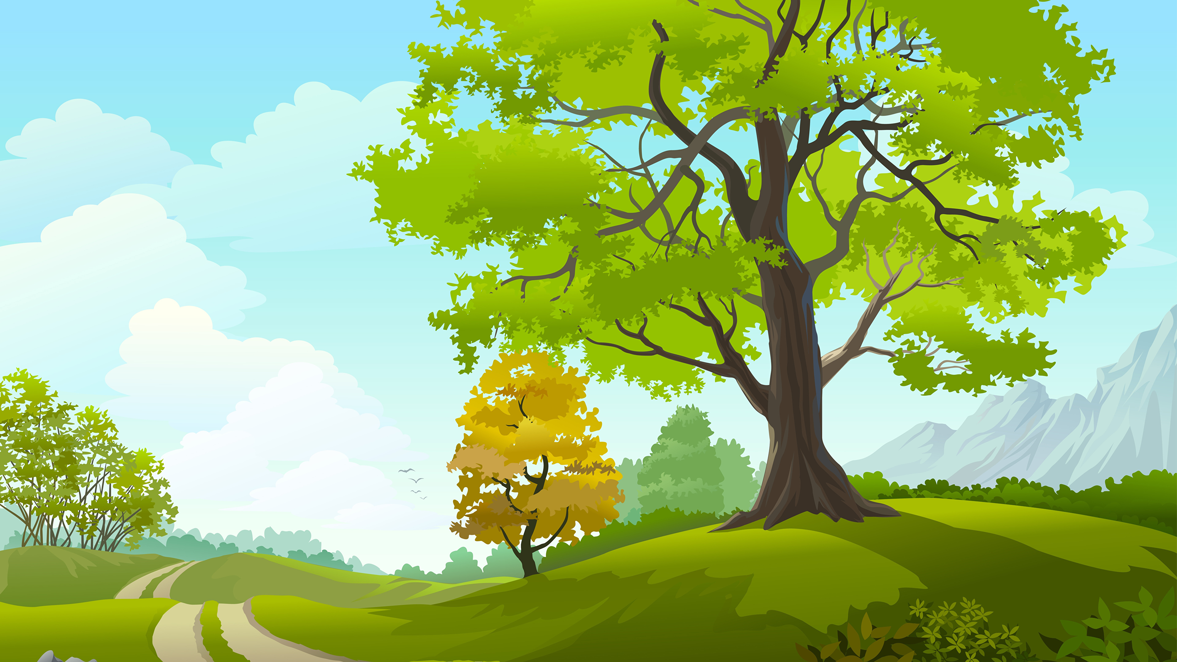 Forest Vector Wallpapers - Wallpaper Cave