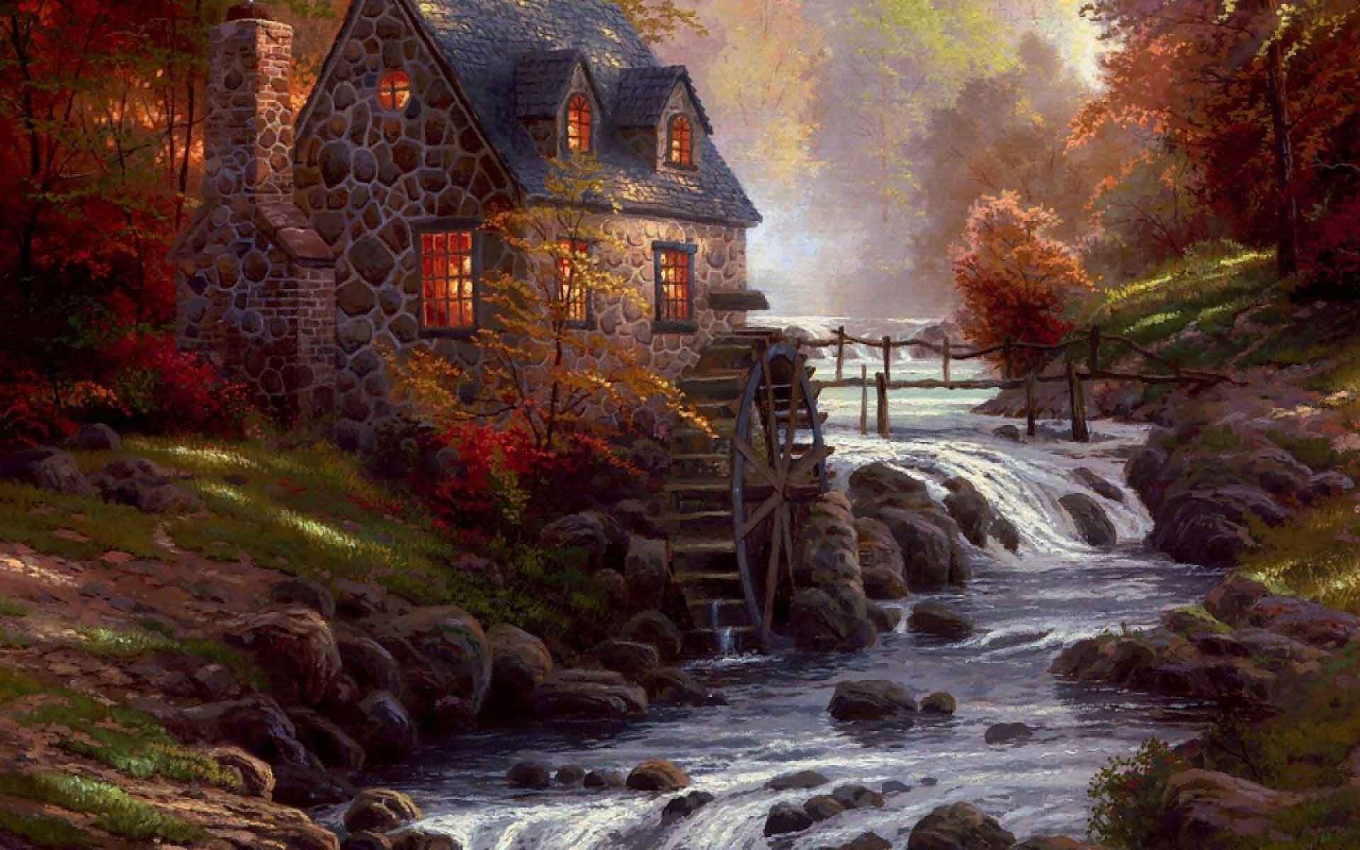 Cottage Autumn Wallpapers - Wallpaper Cave