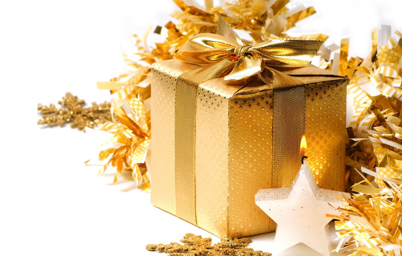 Gold Christmas Gift Wallpapers - Wallpaper Cave