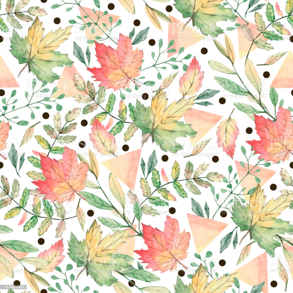 Autumn Leaves Watercolor Wallpapers - Wallpaper Cave