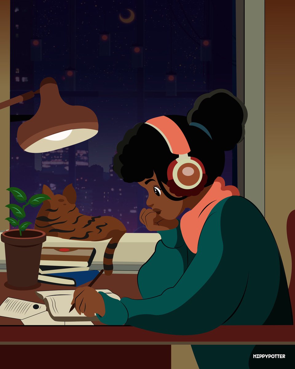 Anime Girl Studying Wallpapers - Wallpaper Cave