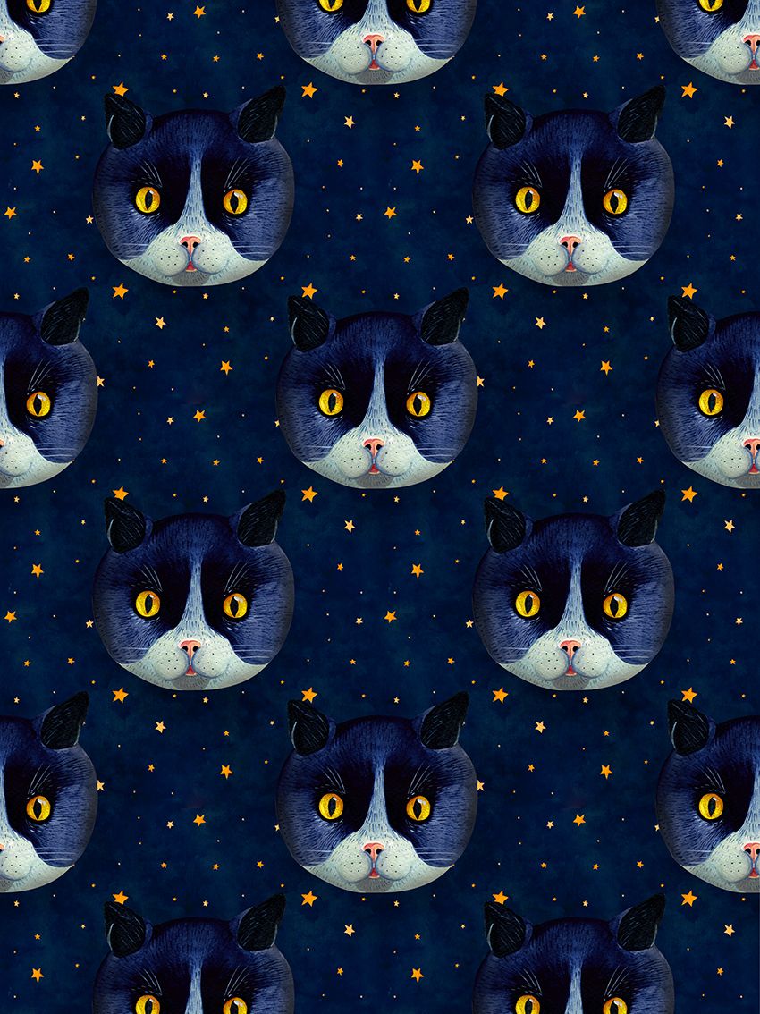 Cat Pattern Wallpapers - Wallpaper Cave