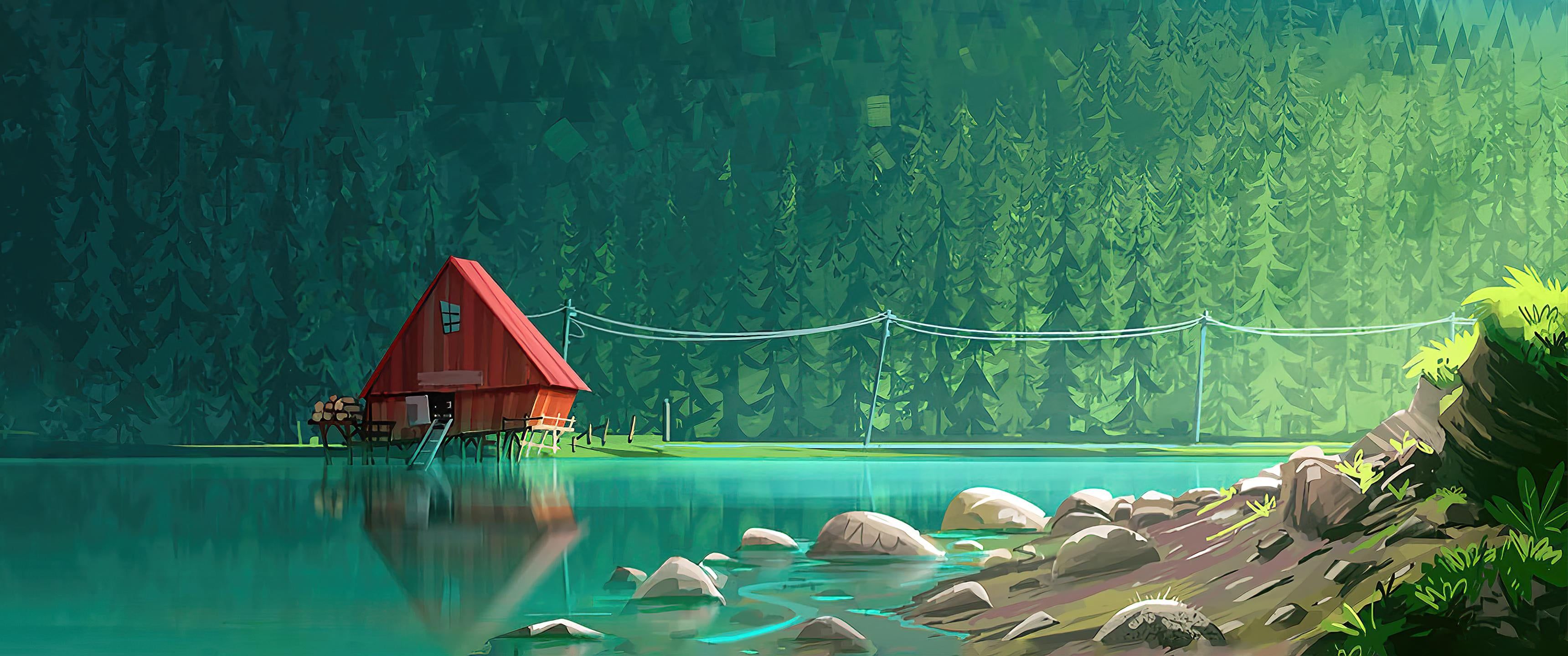3440x1440 Green Wallpapers Wallpaper Cave