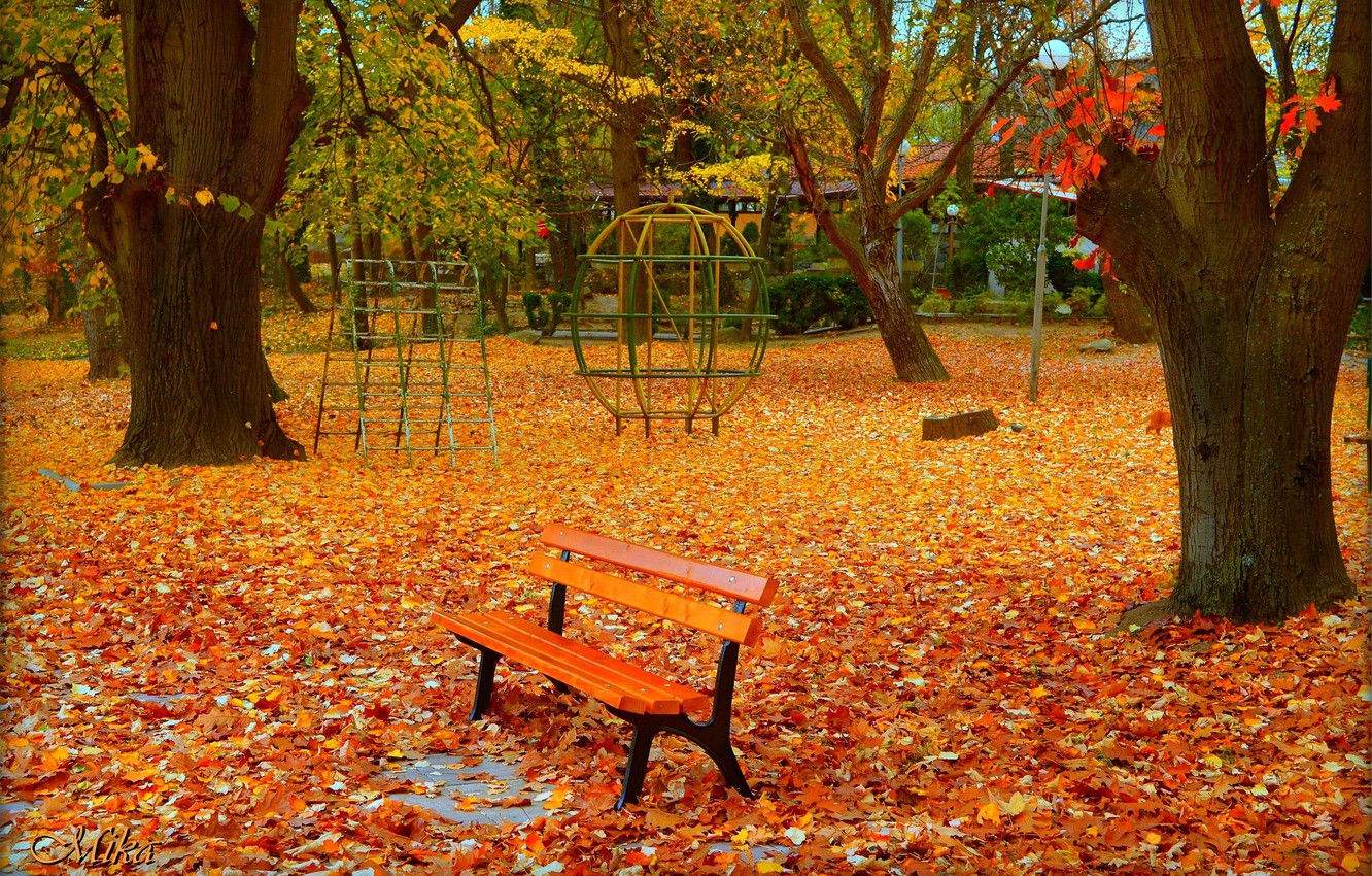 Autumn Benches Wallpapers - Wallpaper Cave