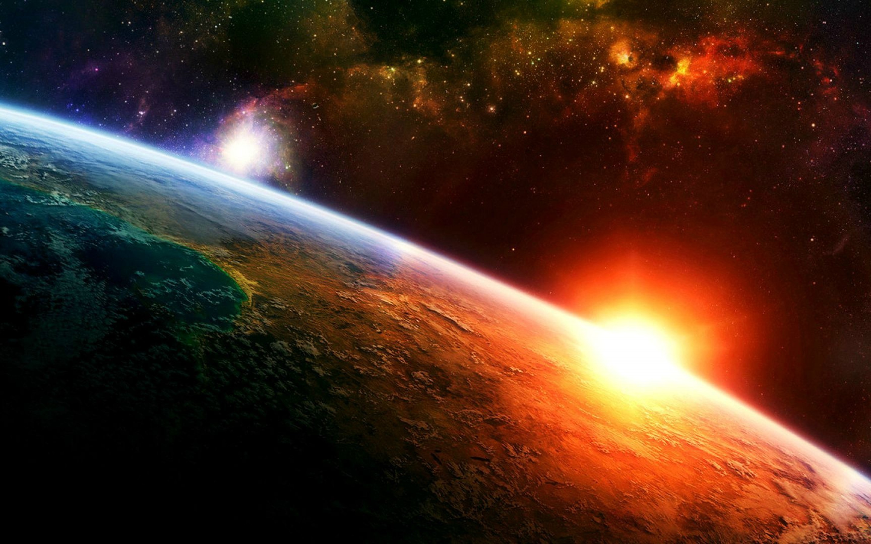 Sun And Earth Wallpapers - Wallpaper Cave