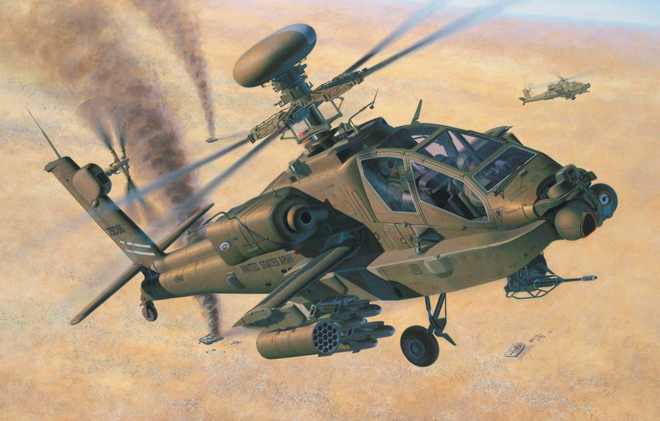 Ah-64 Apache Longbow Helicopter Desktop Wallpapers - Wallpaper Cave