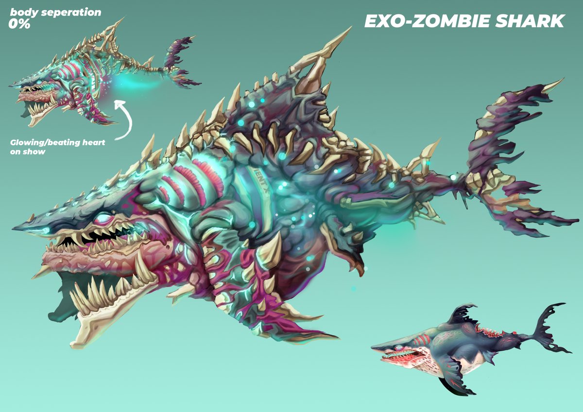 Zombie Shark Wallpapers - Wallpaper Cave