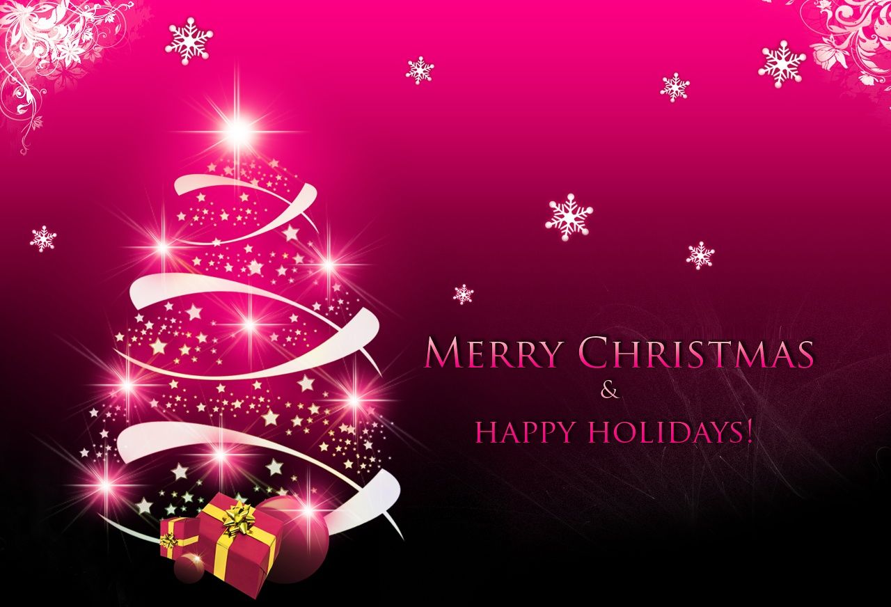 Pink Christmas Desktop Wallpapers - Wallpaper Cave