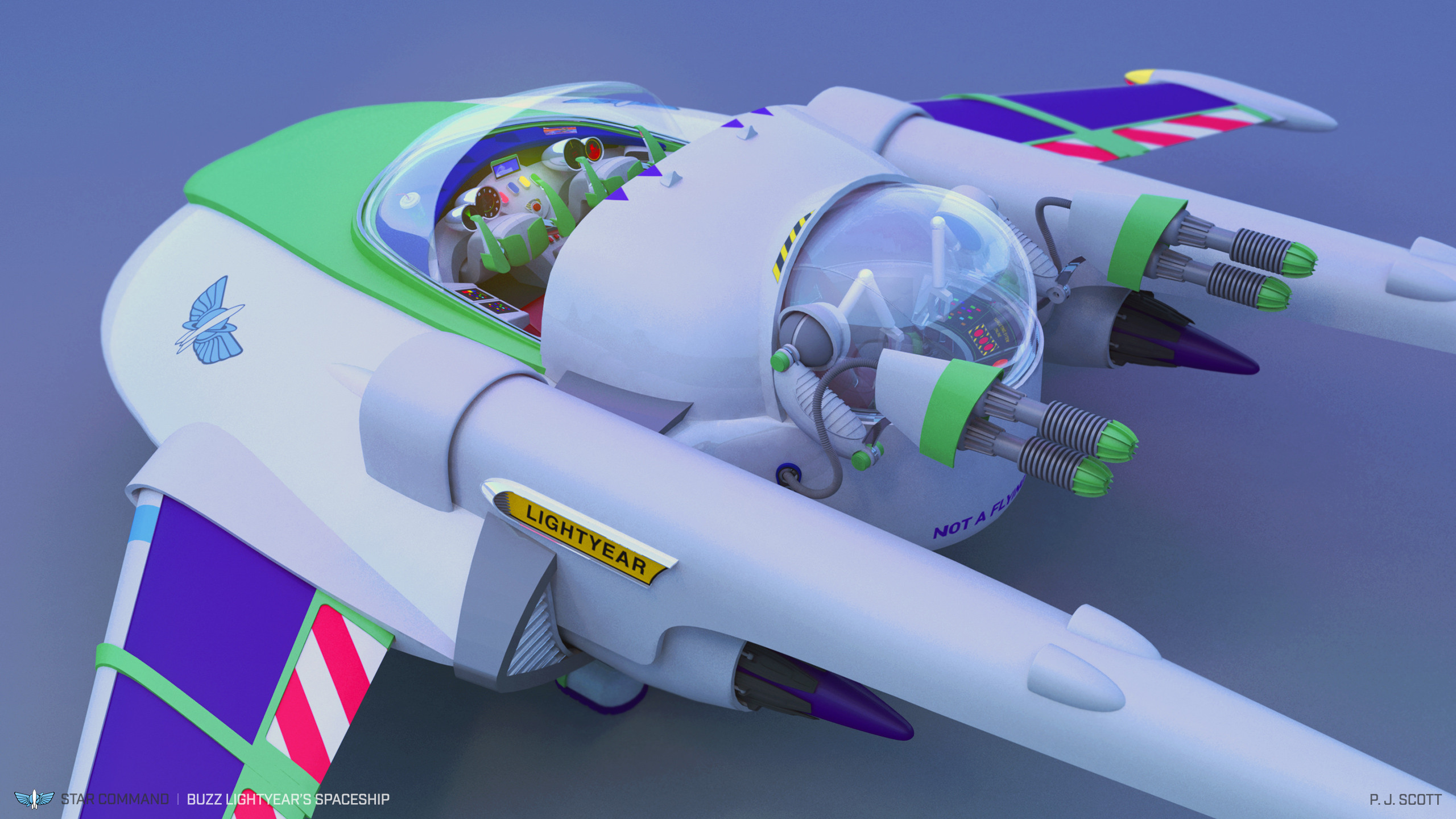 Buzz Lightyear Spaceship Wallpapers - Wallpaper Cave