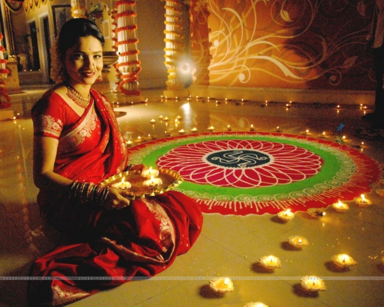 Diwali Girl Wallpapers - Wallpaper Cave