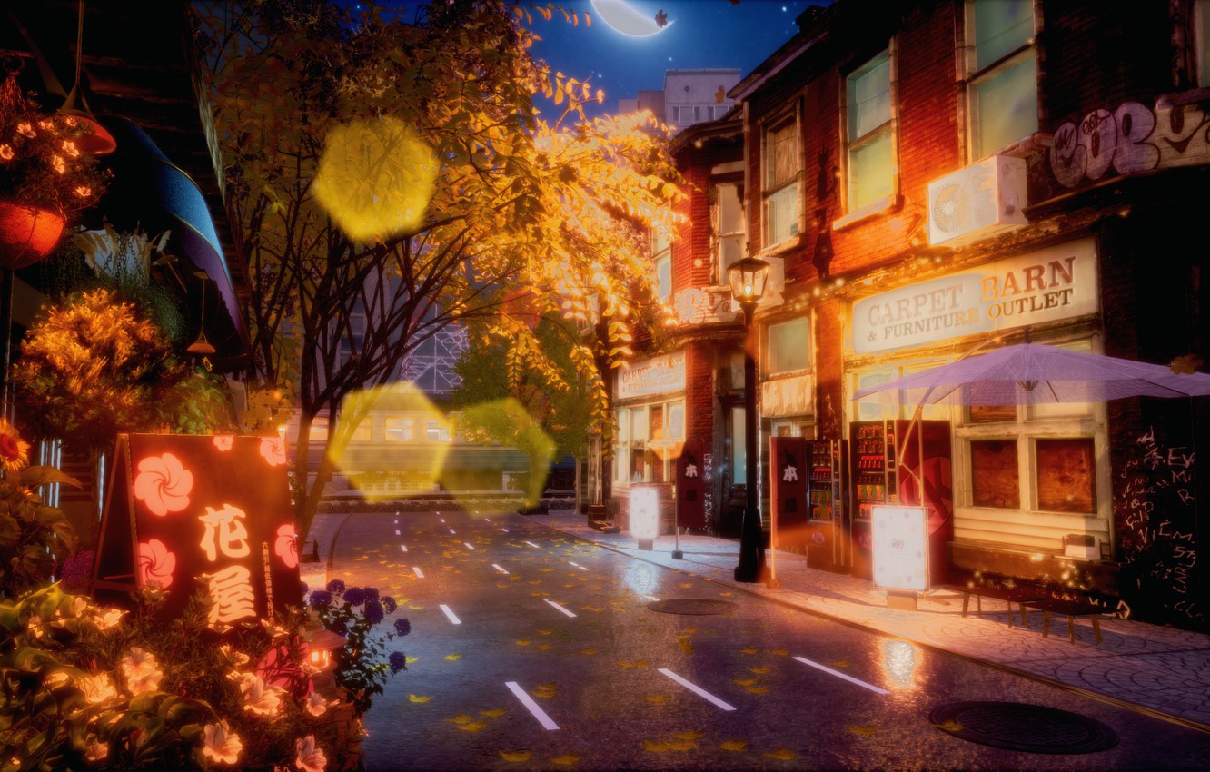 Autumn City Nights Wallpapers - Wallpaper Cave