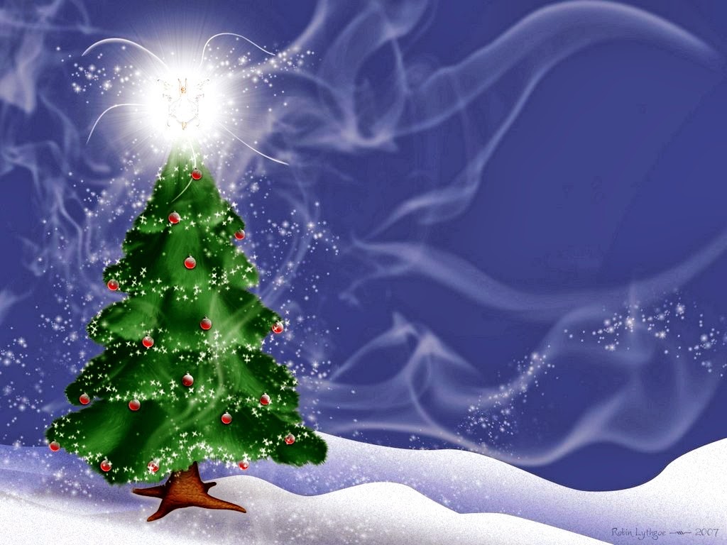 Christmas Forest Cartoon Wallpapers - Wallpaper Cave