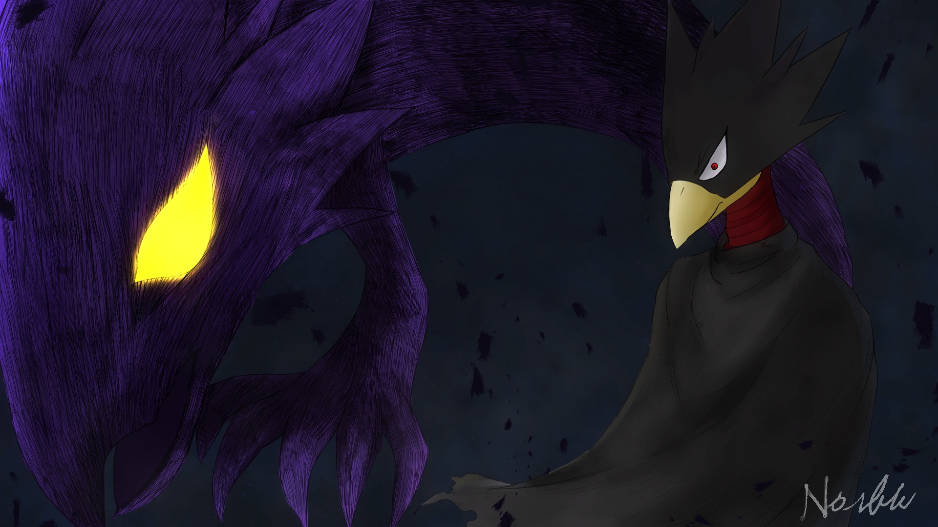 Tokoyami MHA Wallpapers - Wallpaper Cave